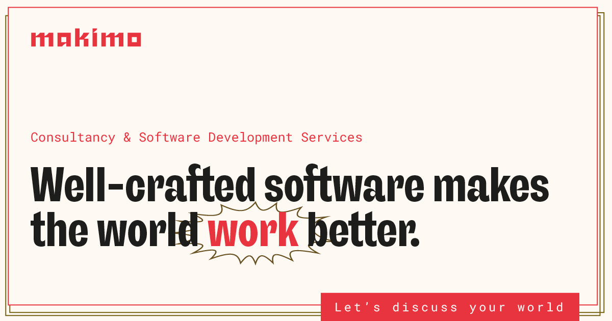 Makimo Consultancy Software Development Services